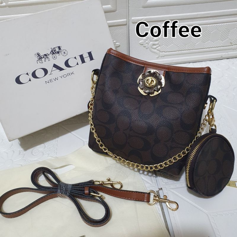 Jual Tas coach Bucket import / Tas wanita coach 804 semi Premium ...