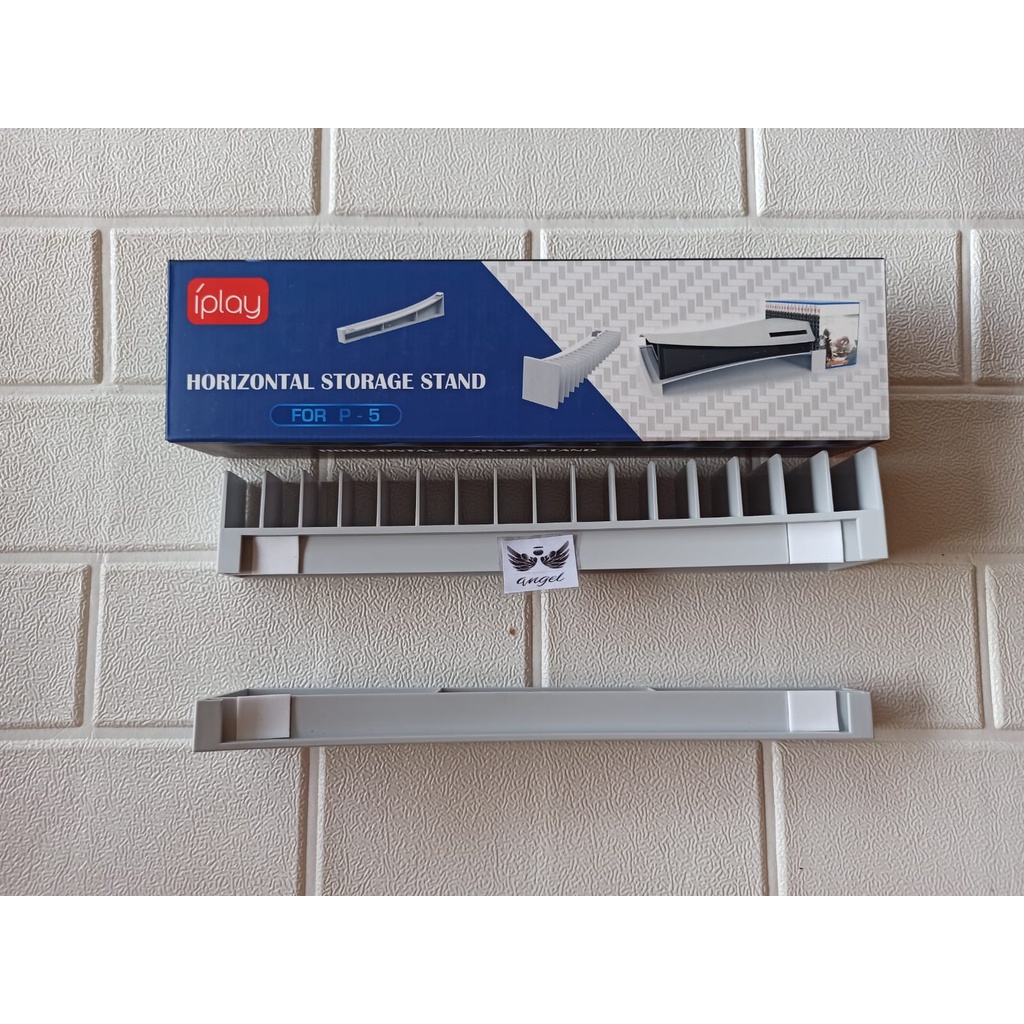 Jual PS5 iPlay Stand Horizontal Plus Storage Rak CD Games | Shopee ...