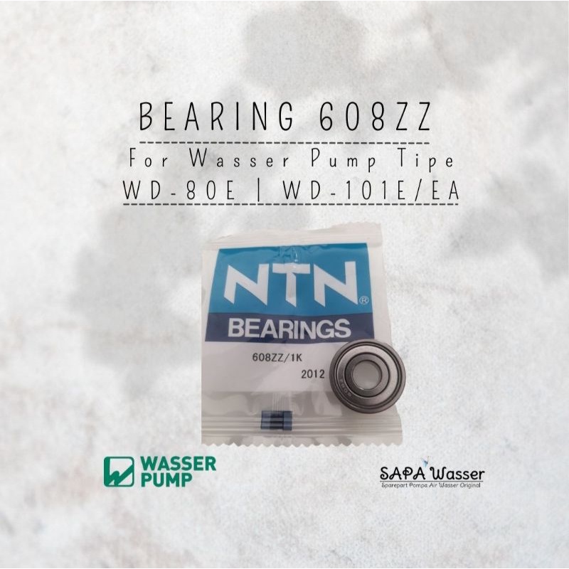 Jual Bearing 608ZZ Pompa Celup Wasser WD-80E | WD-101E/EA | Shopee ...
