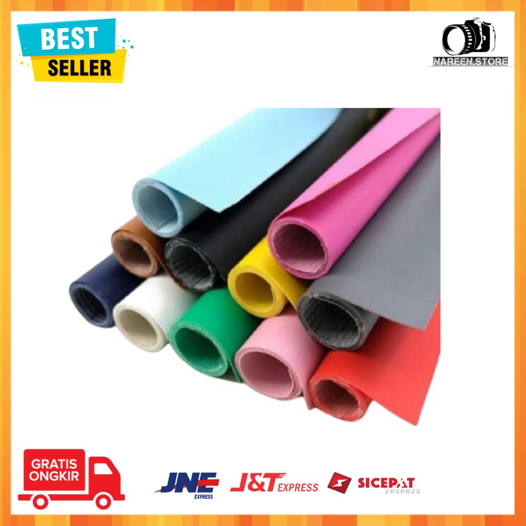 Jual BACKGROUND FOTO STUDIO NON WOVEN BAHAN TEBAL UKURAN 1 METER KAIN ...