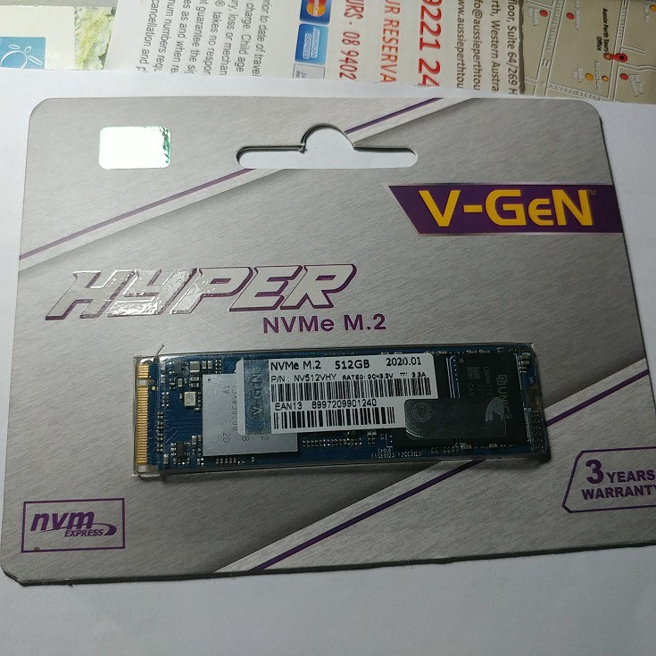 Jual SSD Vgen V-Gen Hyper 512GB NVME M.2 resmi | Shopee Indonesia