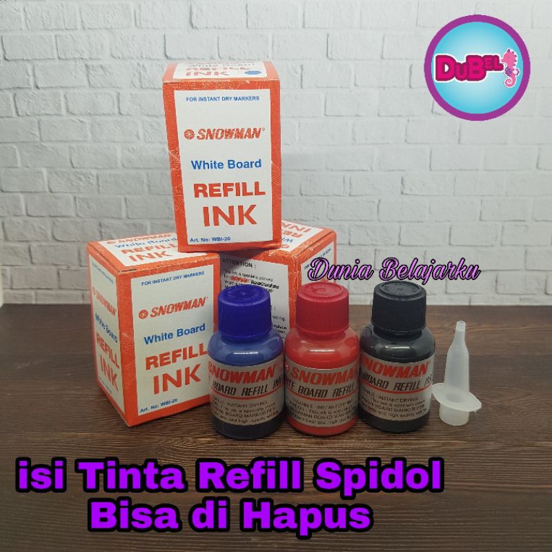 Jual Refill Tinta Spidol White Board / Isi Tinta Spidol White Board ...