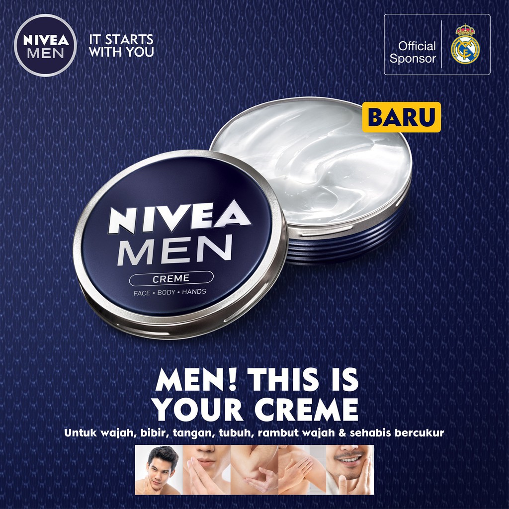 Jual NIVEA MEN creme 30ml | Shopee Indonesia