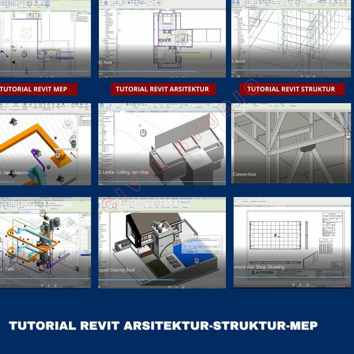 Jual [PRODUK T0LAJ] Tutorial Revit Bahasa Indonesia Lengkap (Arsitektur ...