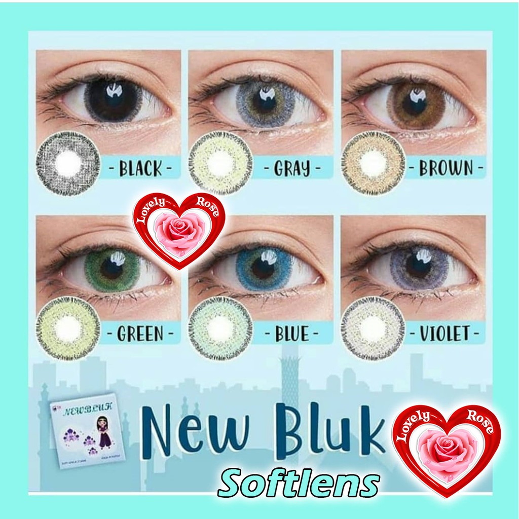 Jual NEWBLUK SOFTLENS 14,5 mm - 15 mm NEW BLUK HYPE BY PRIME COLOR ...