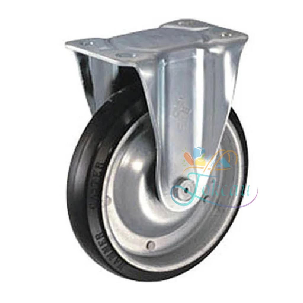 Jual Roda Trolly / Troli / Troly Karet 8" Inch Mati ( Fixed ) Hammer ...