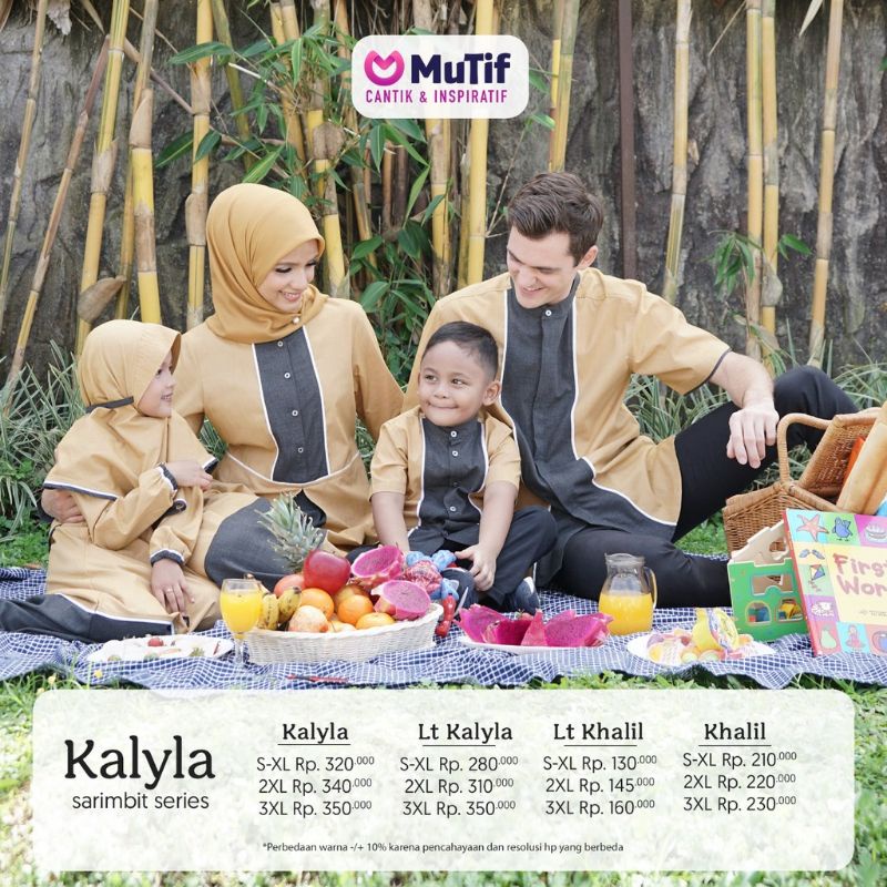 Jual Sarimbit Keluarga Mutif KALYLA &KHALIL | Shopee Indonesia