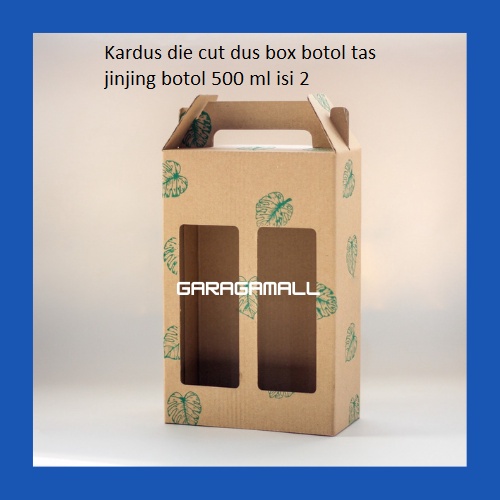Jual Kardus packing dus hampers kardus box botol tas jinjing botol 500 ...