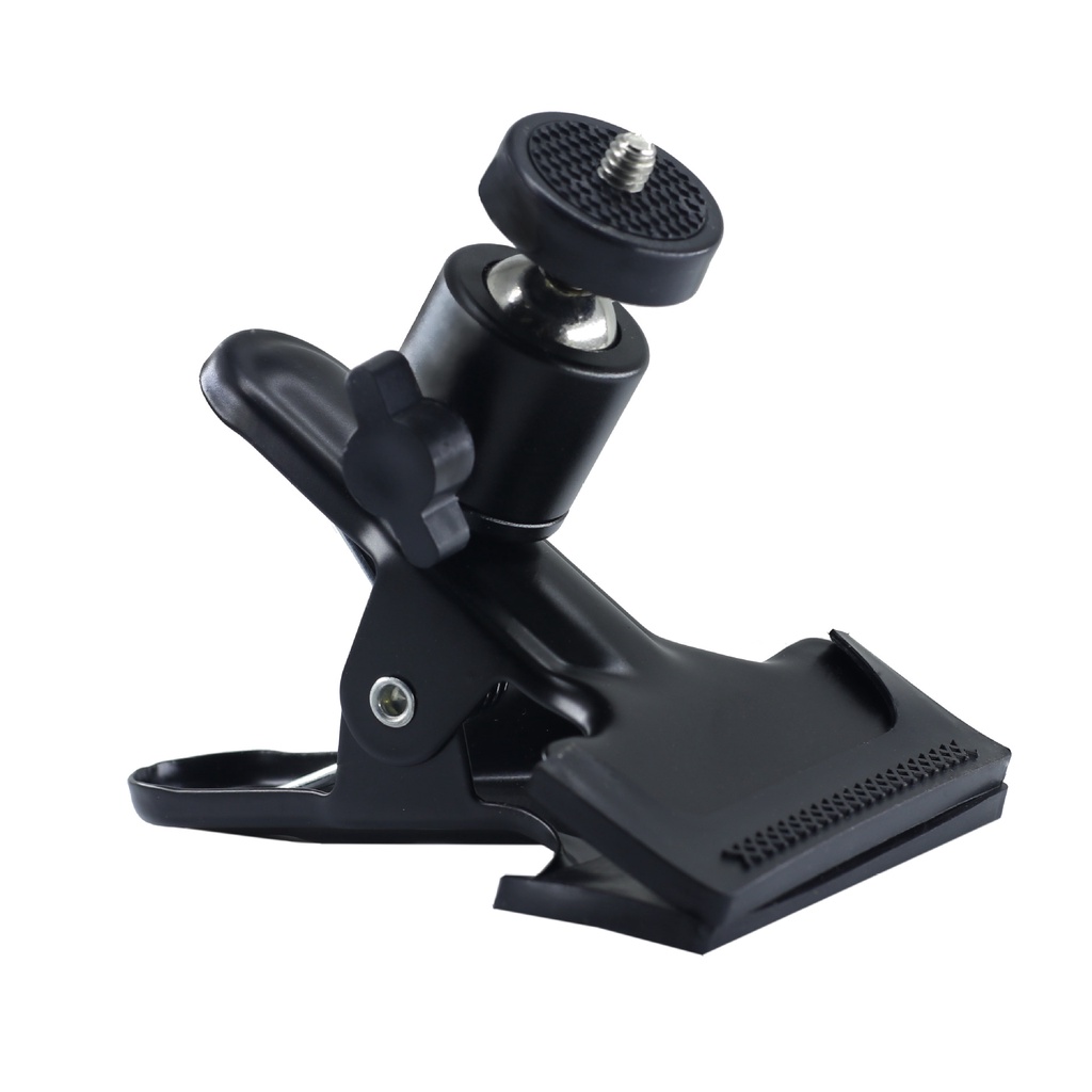 Jual Clamp Ball Head 1/4 Gimbal Adapter Holder Monitor PC Laptop Meja ...