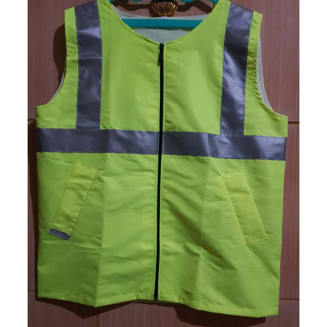 Jual Rompi safety project inspection bahan taslan coating dengan ...
