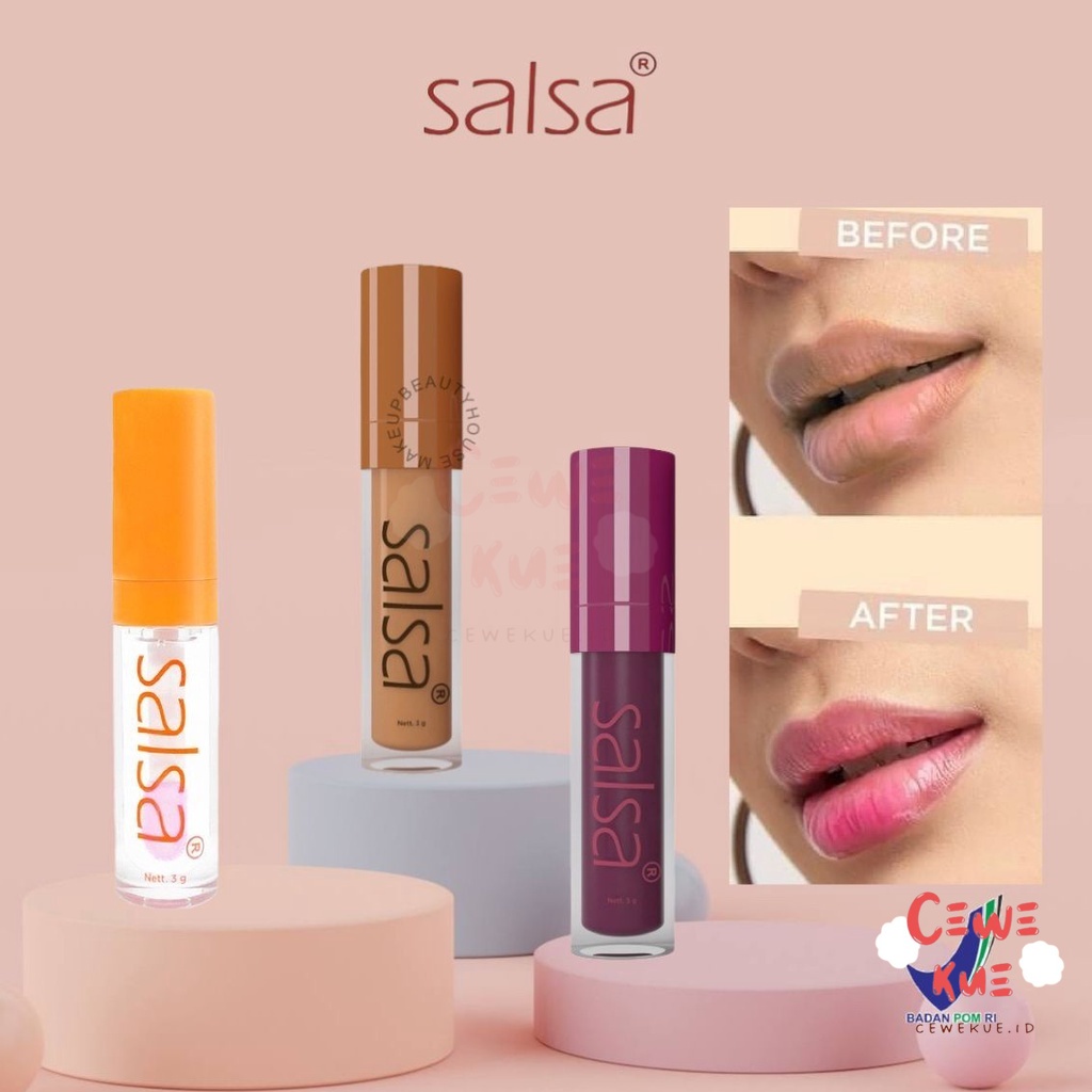 Jual (CEWEKUE) SALSA Lip Glow Serum 3gr|lip tinted | Shopee Indonesia