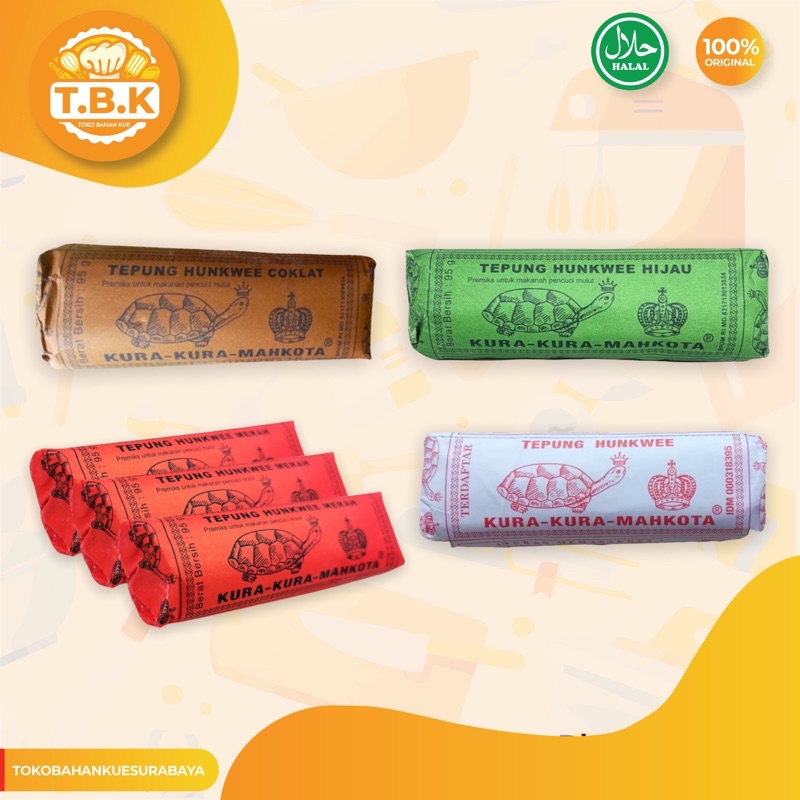 Jual Tepung Hunkwe / Hun kwe Putih Coklat Hijau Merah / Sari Pati ...