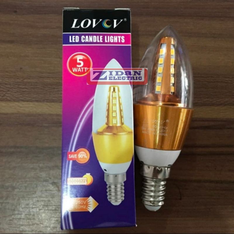 Jual Lampu Candle Led E14 E27 5w / Lampu Hias Led Candle E14 E27 5w ...