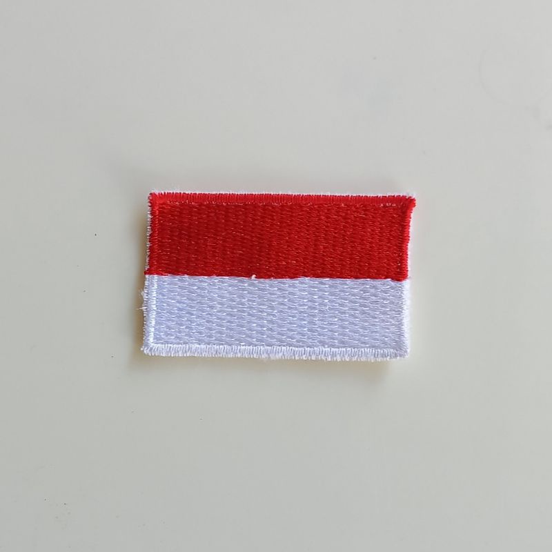 Jual Badge Merah Putih Bendera Bordil 3x5 cm | Shopee Indonesia