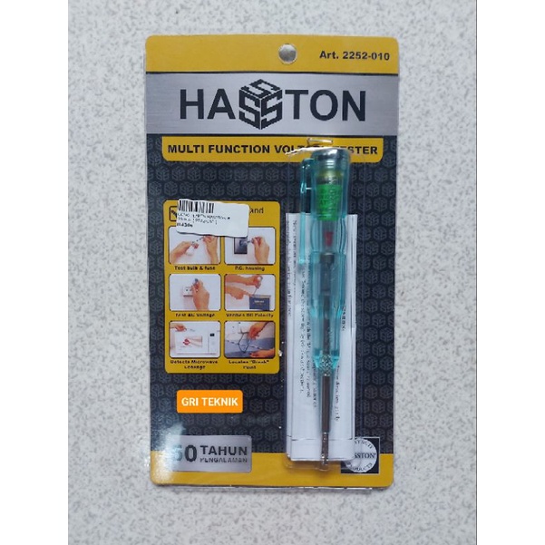 Jual 2252-010!! MULTI FUNCTION VOLTAGE TESTER HASSTON / OBENG TESPEN ...