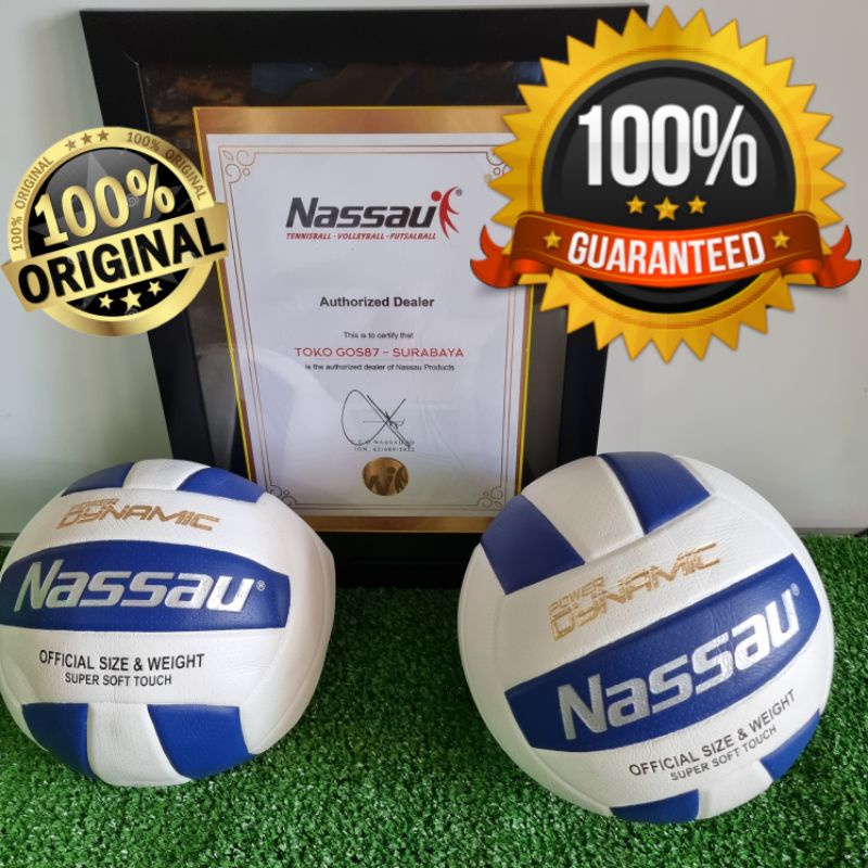 Jual BOLA VOLI BOLA VOLY BOLA VOLI NASSAU ORIGINAL POWER DYNAMIC&NASSAU ...