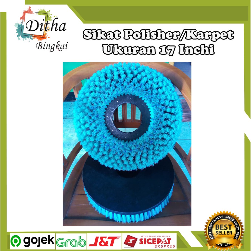 Jual Sikat Karpet / Sikat Mesin / Sikat Polisher 17 Inchi | Shopee ...