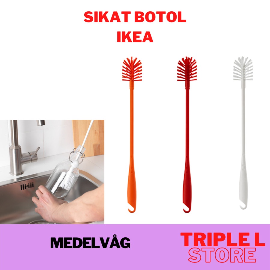 Jual Sikat Cuci Botol Lubang Kecil Brush Lembut Panjang 43 CM | Shopee ...
