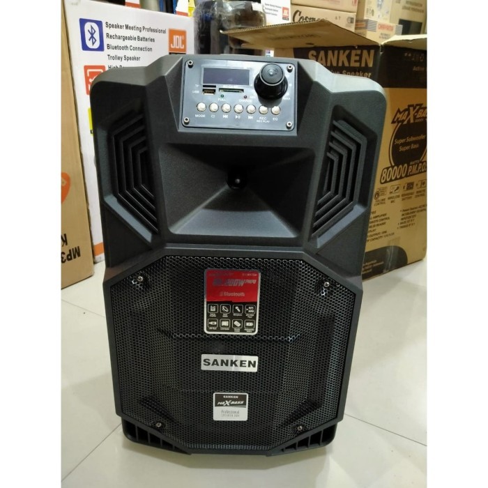Jual Speaker Sanken Wireless Trolley SMB - 4200 | Shopee Indonesia