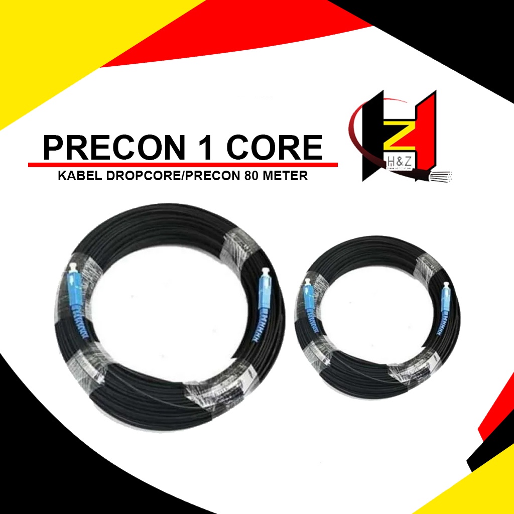 Jual Kabel Precon 80 Meter SC UPC /Kabel Fiber Optik 1 Core 3 Seling 80m Siap Pakai | Shopee ...