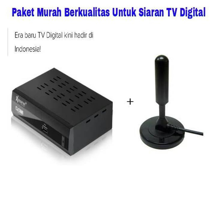Jual Paket Siaran TV Digital (Set Top Box TV Digital + Antenna Digital ...