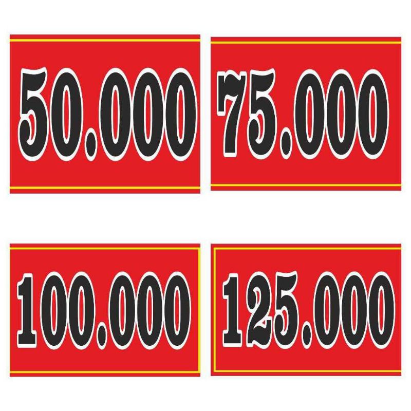 Jual Kertas Obralan Harga Nominal Harga Price Tag / Tulisan Nominal ...