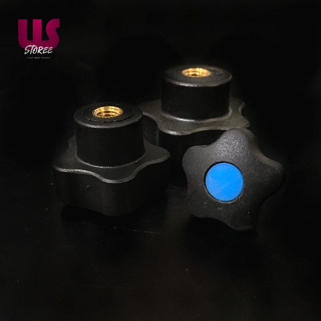 Jual Knob Star Mur M6 M8 M10 Mur Bintang / Knob bintang Female Thread ...