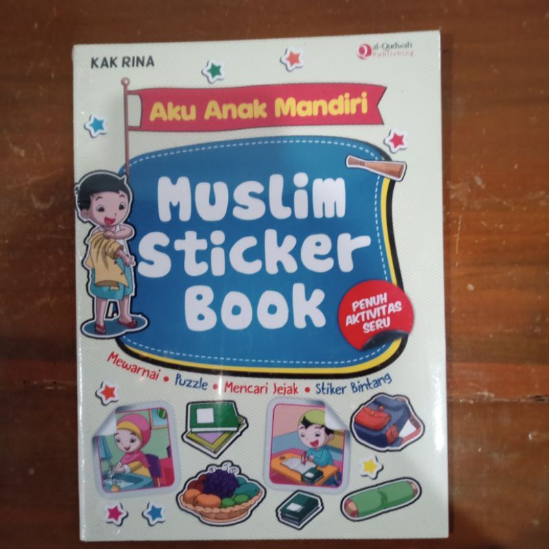 Jual muslim sticker book aku anak mandiri | Shopee Indonesia