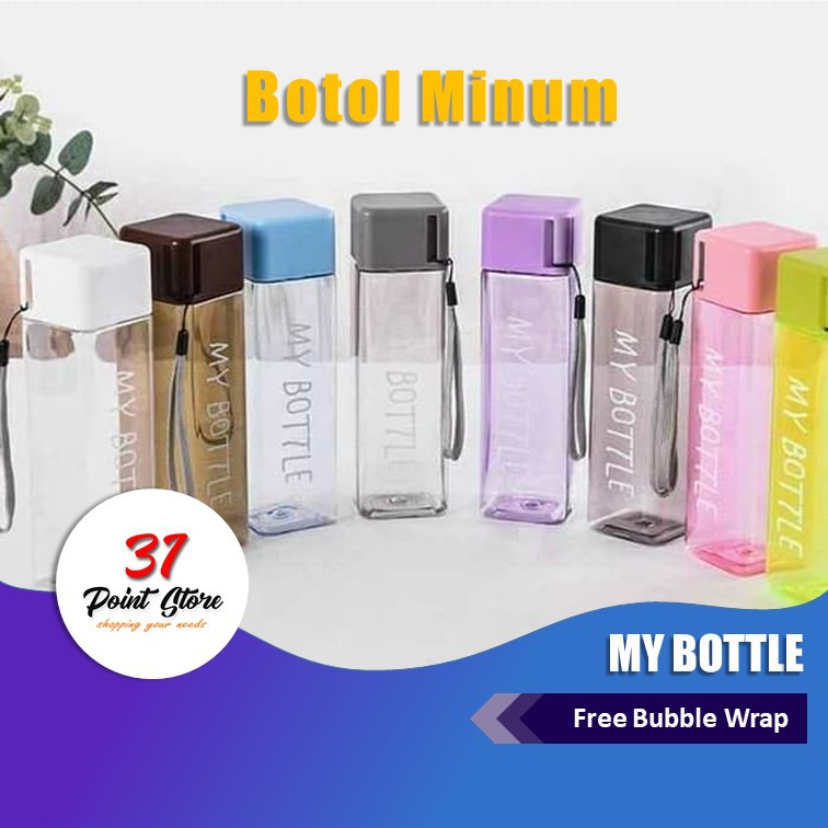 Jual Botol Minum My Bottle Kotak 500 ml | Shopee Indonesia
