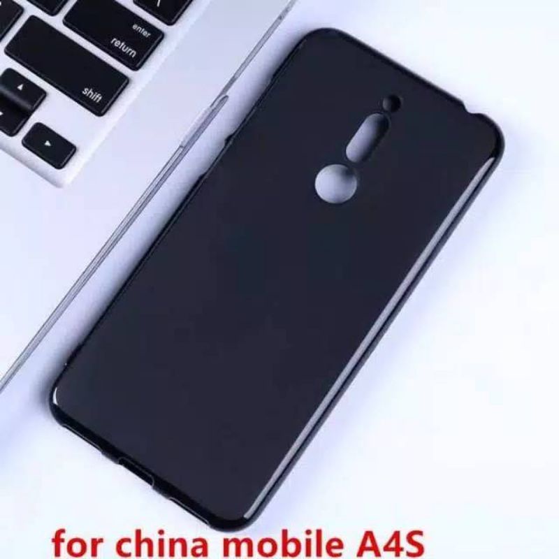 Jual Case China Mobile A4s / M760 Softcase Slim Black Premium | Shopee ...
