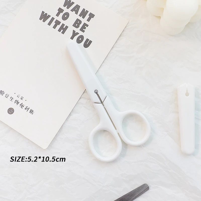 Jual Gunting Putih Aesthetic White Scissors Mini Guting Lucu dengan ...