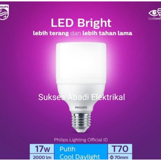 Jual Produk Terbaik] Philips Lampu Led Bright 17W E27 Bulb 17 Watt ...