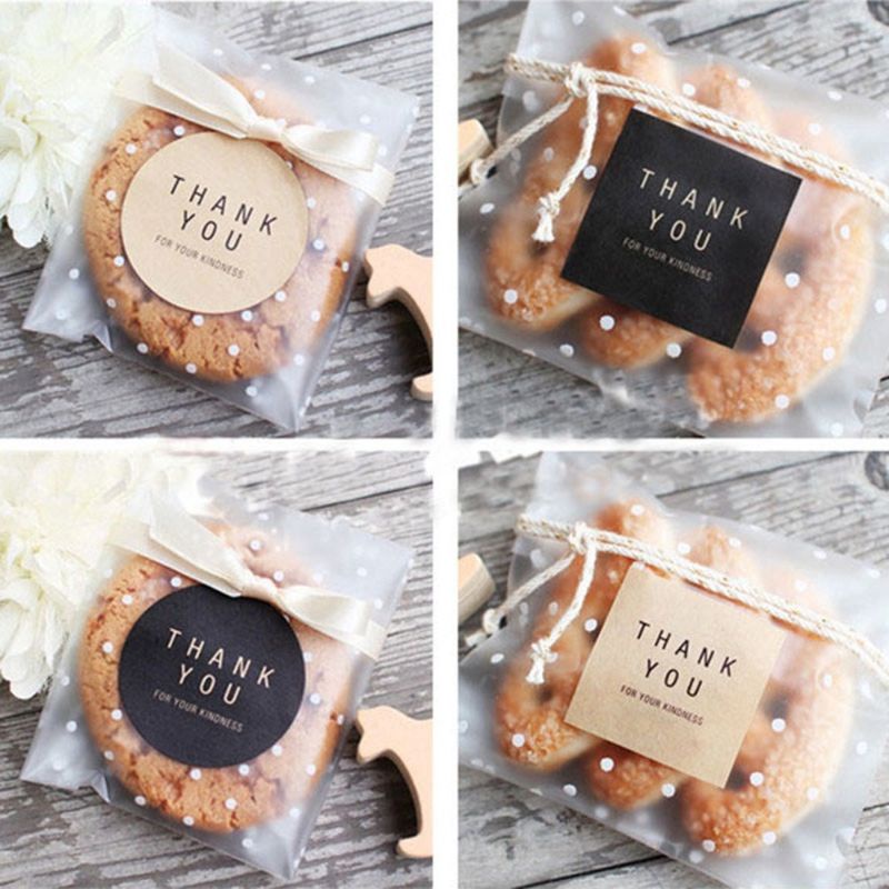 Jual Sticker Packaging Thank You / Stiker Packing Kemasan Dus Kue ...