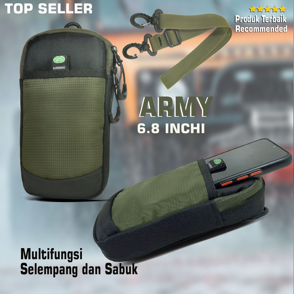 Jual Dompet hp / sarung hp / tas hp selempang sabuk R ROVER | Shopee ...