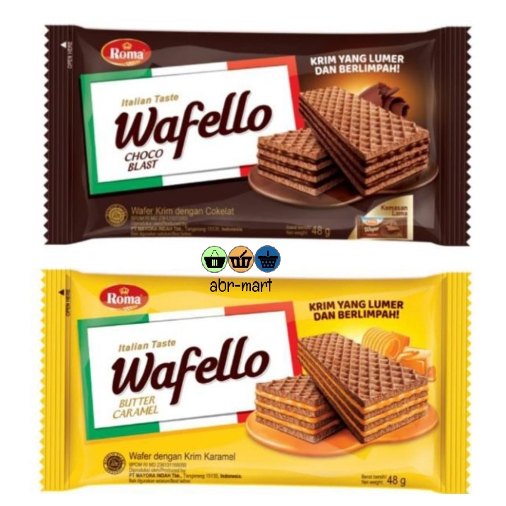Jual ROMA WAFELLO 37 GR | Shopee Indonesia