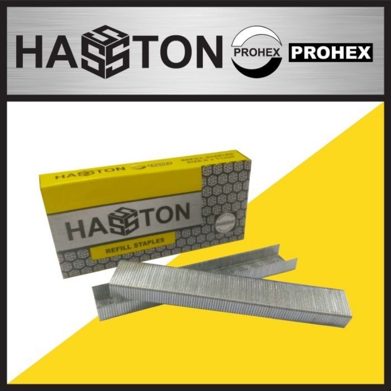 Jual Isi Staples Tangan 6mm x 11 Isi 1000pcs 6 mm HASSTON PROHEX | Shopee Indonesia