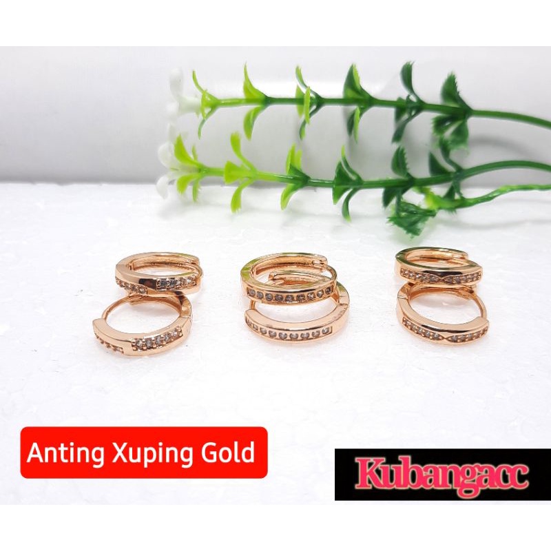 Jual Anting Dewasa Anting Xuping Lapis Emas Anting Wanita Aksesories Fashion Kubang Store93-0050 ...