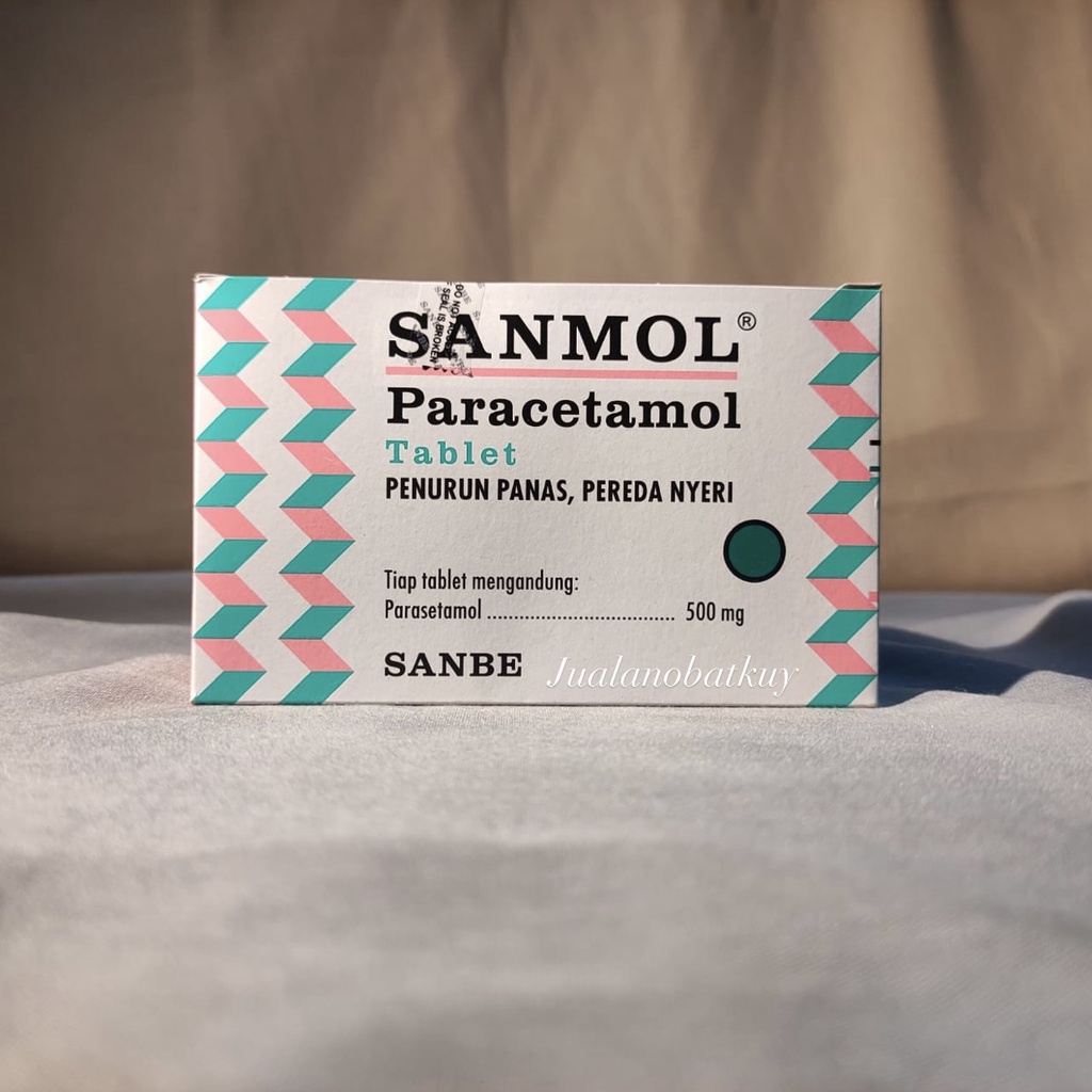 Jual Sanmol Paracetamol pereda sakit pereda nyeri antipiuretik | Shopee ...