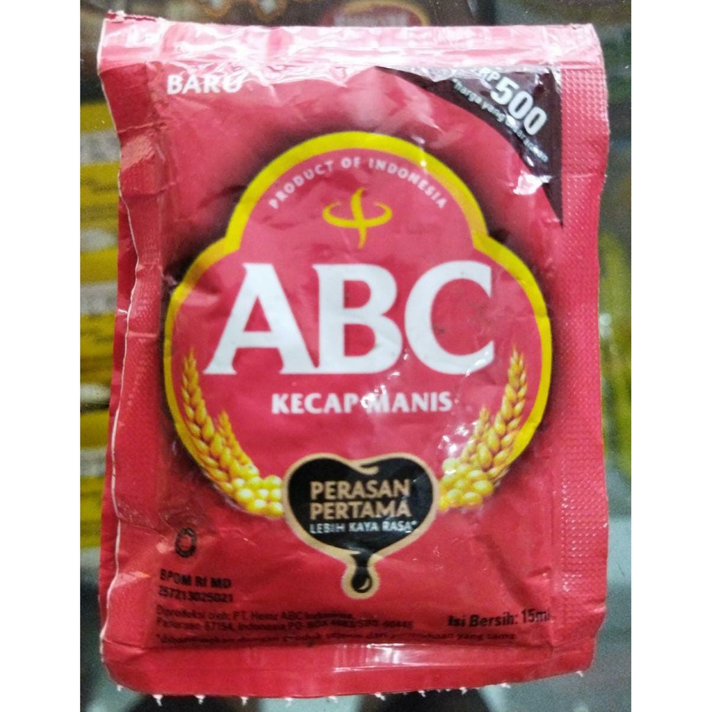 Jual Kecap Manis ABC Sachet 15 ml | Shopee Indonesia