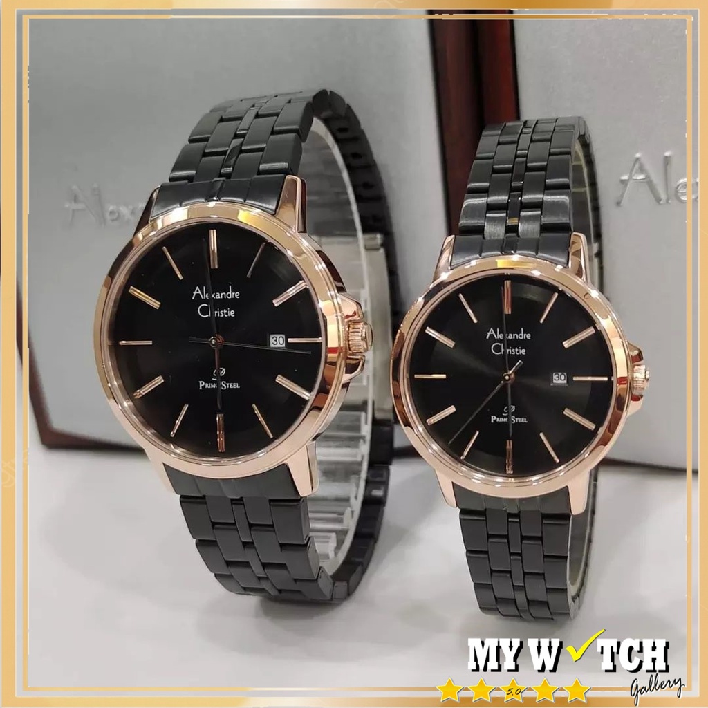 Jual ALEXANDRE CHRISTIE Jam Tangan Couple / Pasangan Primosteel AC 1007 ...