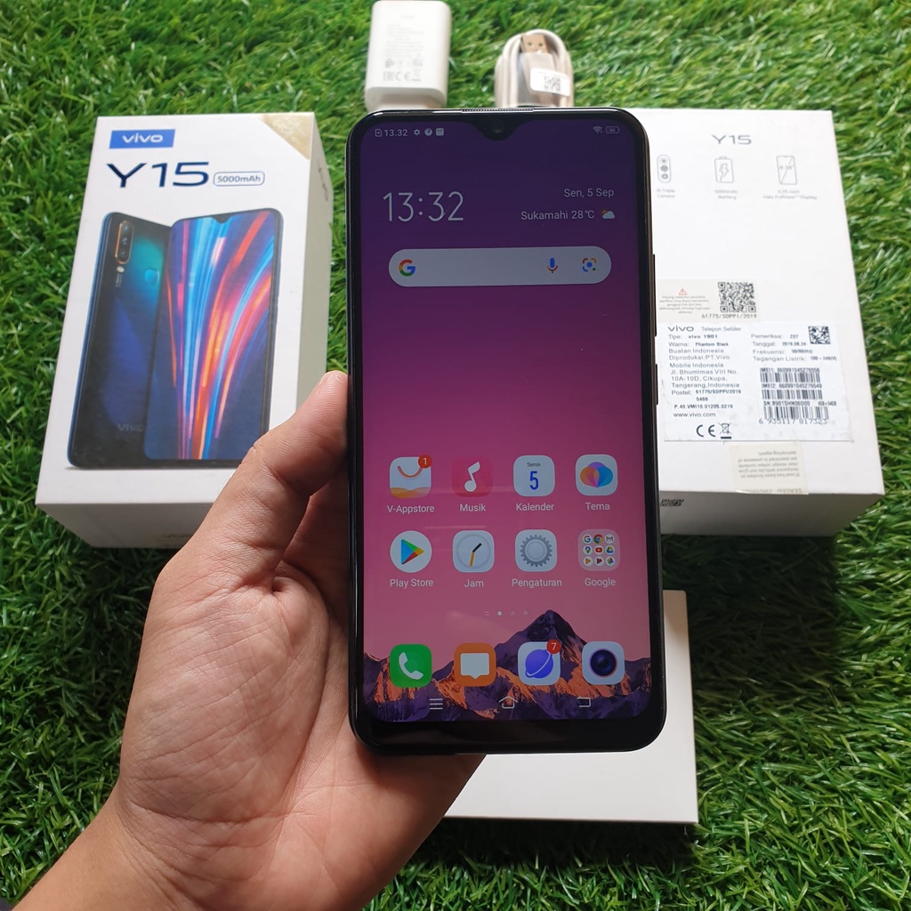 Jual VIVO Y15 SECOND 4/64 GB HP SECOND HANDPHONE SECOND HP SEKEN HP ...