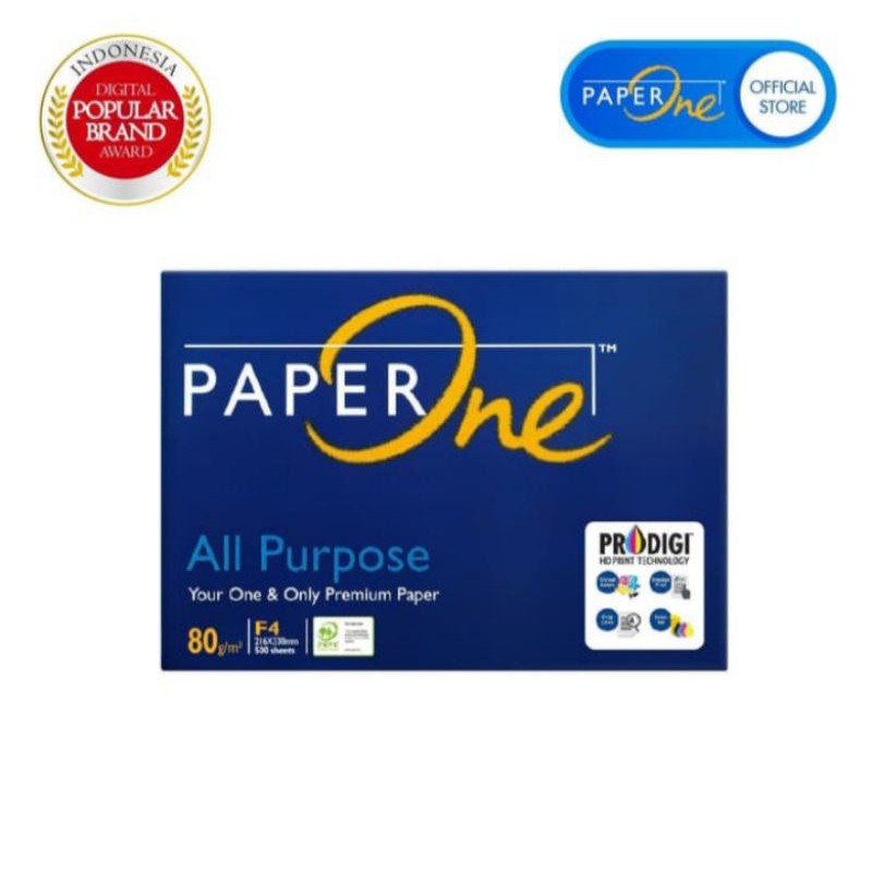 Jual Kertas Hvs F4 80 Paper one | Shopee Indonesia