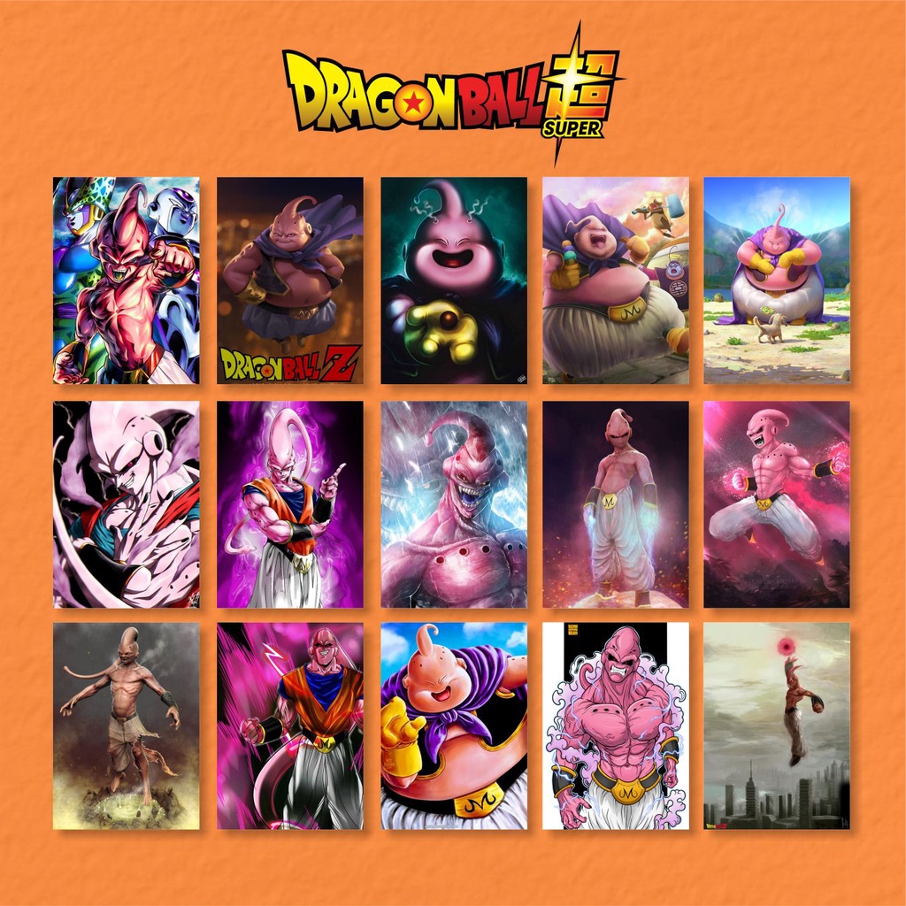 Jual Poster Majin Buu Dragon Ball - GAMBAR HD - UKURAN A3+/A4 - BAHAN ...