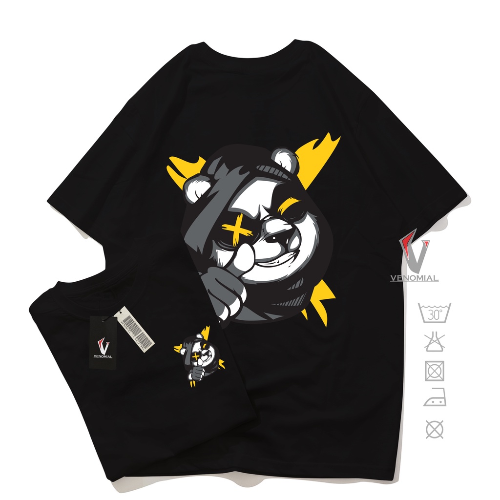 Jual kaos Distro PANDA HERO / Kaos Motif Keren / Kaos ANIME / Kaos ...