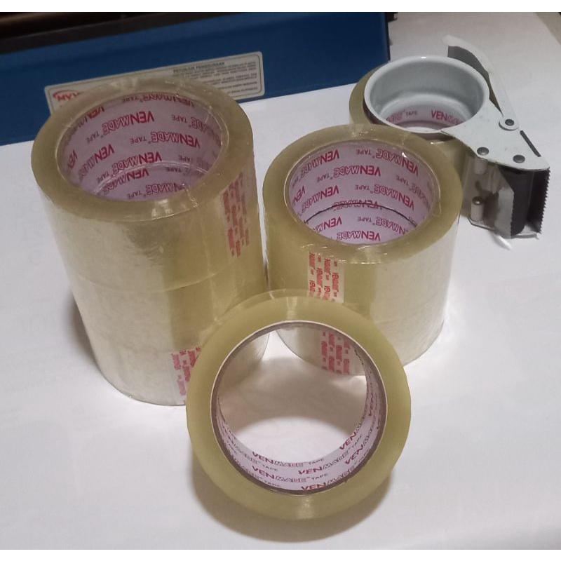 Jual Lakban Isolasi Bening panjang 100 yard, 4,8 cm (2 inchi) Perekat ...