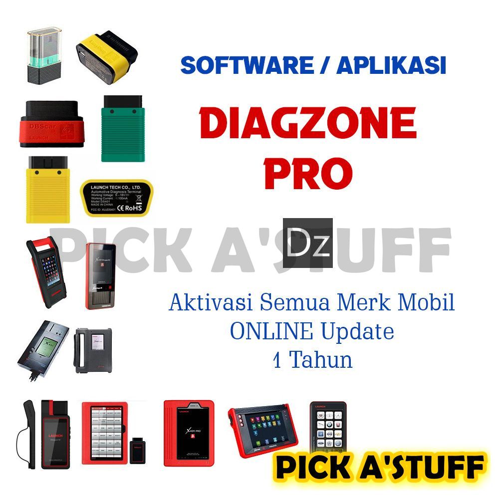 Jual Aktivasi Full Software Diagzone Pro Launch Easydiag Golo X431 ...