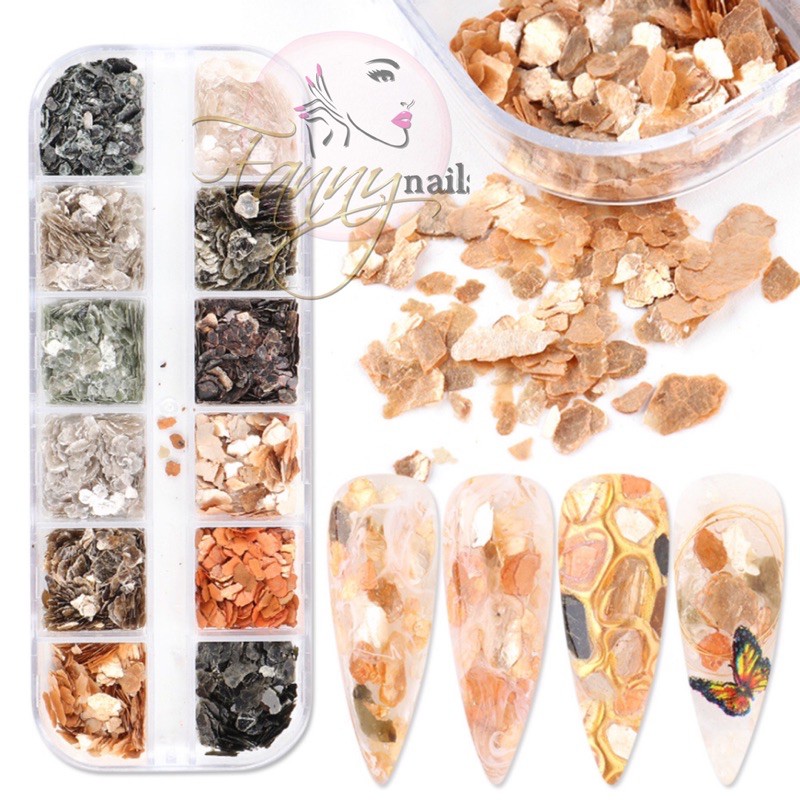 Jual Ore mica sequins nail art / pecahan sequin nailart shell crushed ...