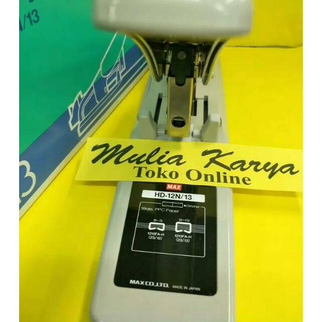 Jual Stapler Max HD 12N13 (Staples Jilid 30 sd 110 lembar) | Shopee Indonesia