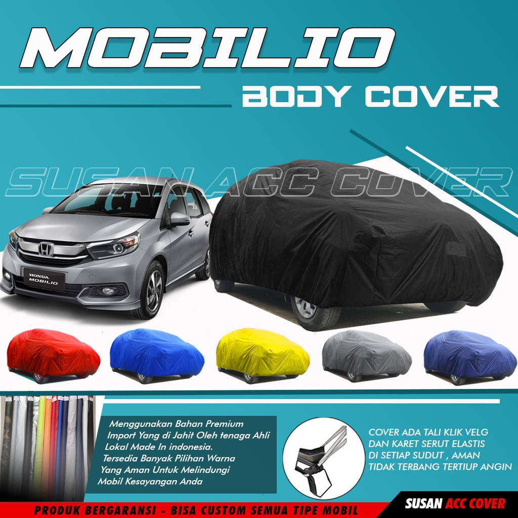 Jual PREMIUM Body Cover Mobil Mobilio Sarung Mobil Mobilio/Mobilio rs ...
