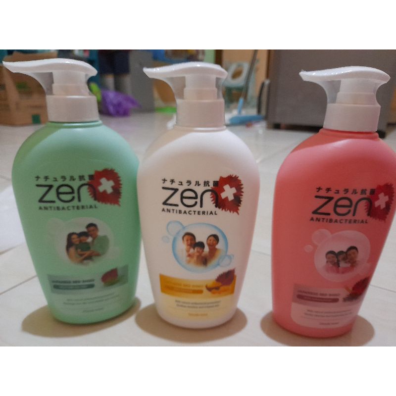 Jual zen pump botol sabun mandi cair body wash 480ml | Shopee Indonesia